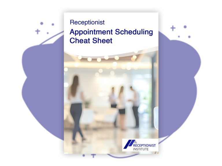 Free Cheat sheets & Templates for Receptionists